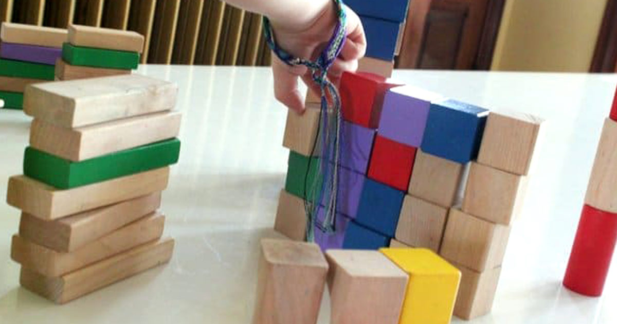 Sorting Blocks by Shape & Color | Hands On As We Grow®