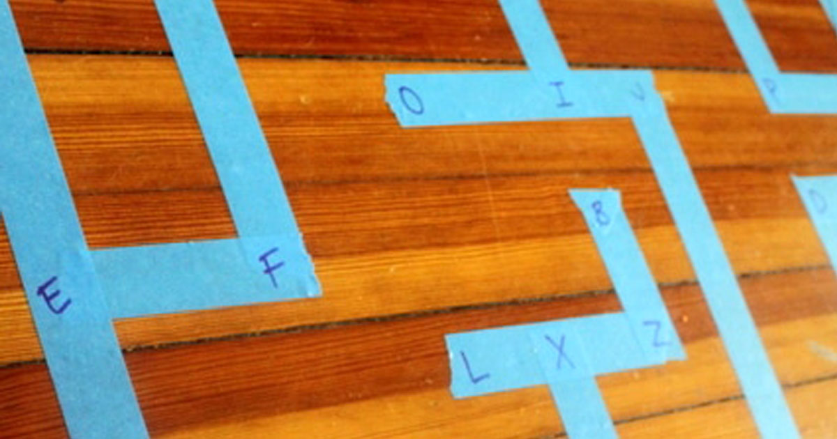 Simple Alphabet Maze to Learn the ABCs | Hands On As We Grow®