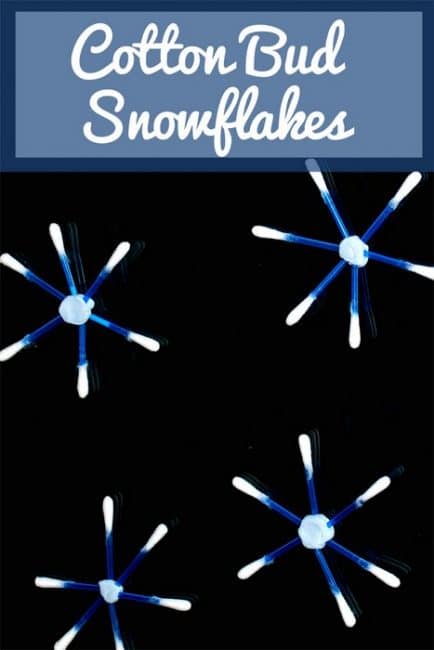 Q-Tip Snowflake Craft - Hands On As We Grow®
