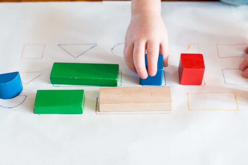 Learning with Blocks: Shapes & Colors