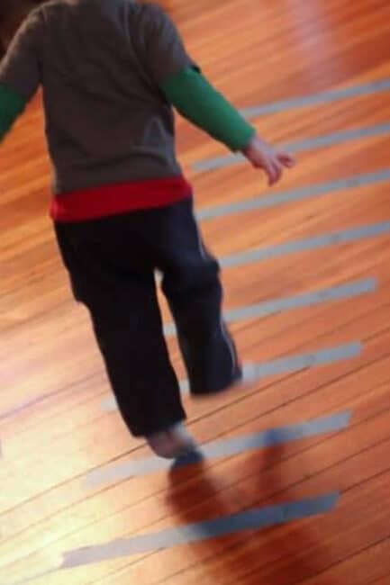 5 Different Activities for 6 Lines of Tape - Hands On As We Grow®