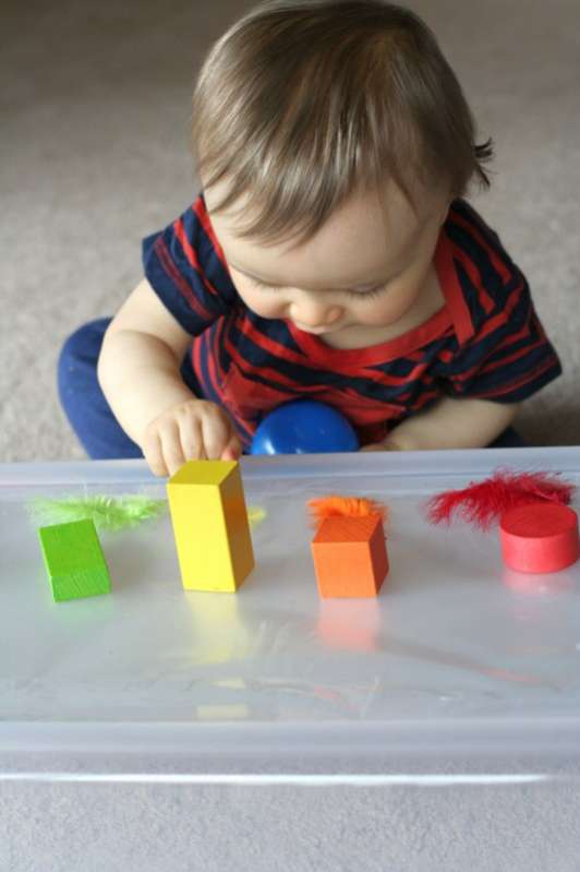 Baby Play: Exploring Sticky from Fun At Home With Kids