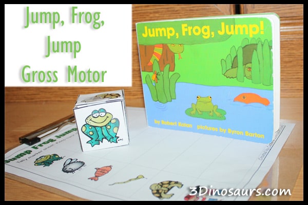 Jump Frog Jump Gross Motor from 3 Dinosaurs