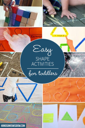 12 Shape Activities for Toddlers! It's Hip to be Square!