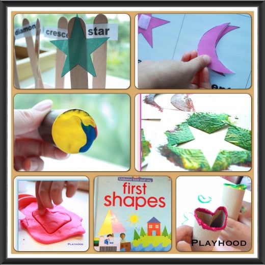 10 Fantastic Activity Ideas to Teach Shapes! from Playhood