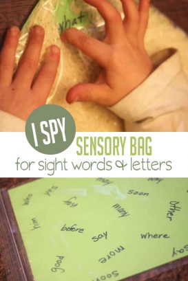 Bean Bag Toss as a Sight Word Game