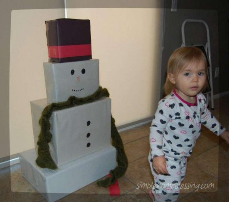 Build Your Own Indoor Snowman from Simple.Home.Blessings.