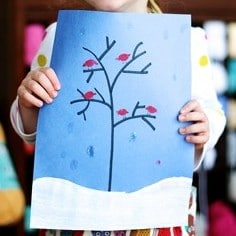 "SNOW" Many SIMPLE Winter Crafts for Kids to Make