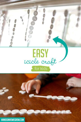 Winter Icicle Craft for Kids to Make | hands on : as we grow