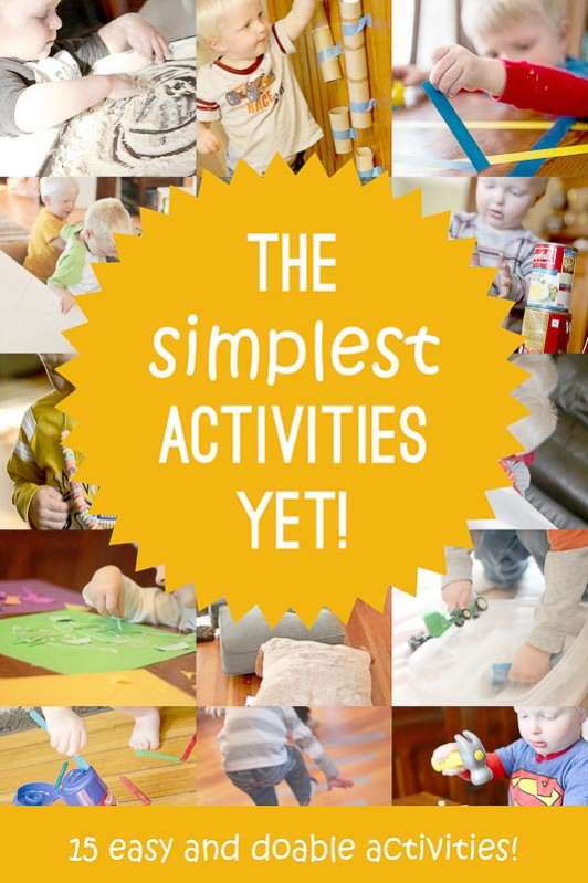 15 of the SIMPLEST Activities Yet | Hands On As We Grow®