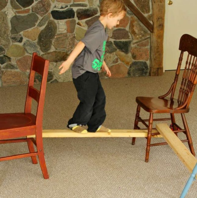 A Balancing Indoor Activity for Toddlers - Hands On As We Grow®