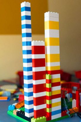 Block Patterning with Legos for Preschoolers | Hands On As We Grow®