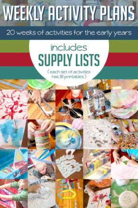 A Look Inside the Weekly Activity Plans | Hands On As We Grow®