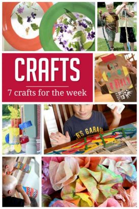 A Sample Weekly Plan of Crafts for Kids - Hands On As We Grow®