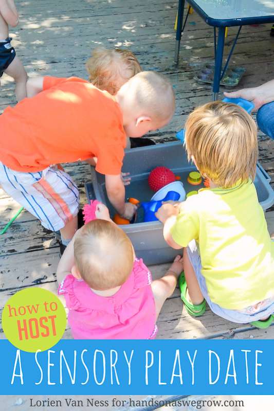 How to Host a Sensory Play Date - Hands On As We Grow®