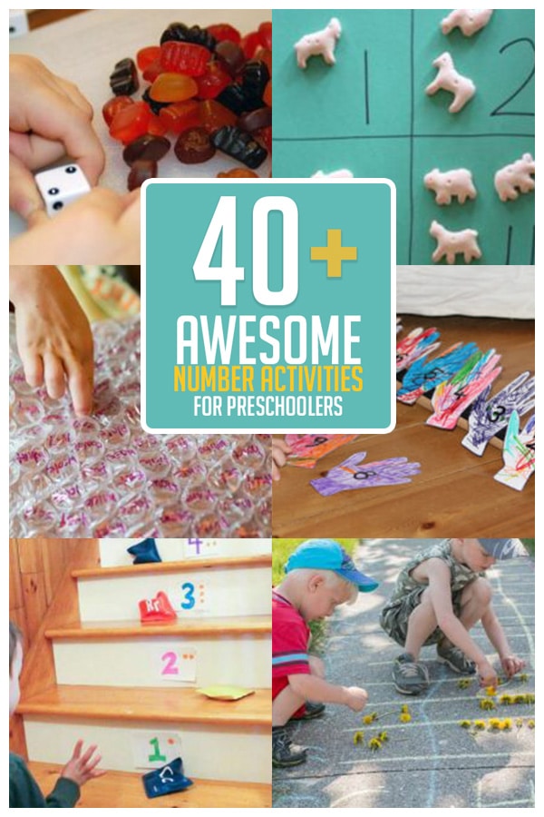 40 Awesome Number Activities For Preschoolers Mallize