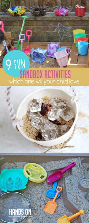 Sandbox Activities that Kids Dig | Hands On As We Grow