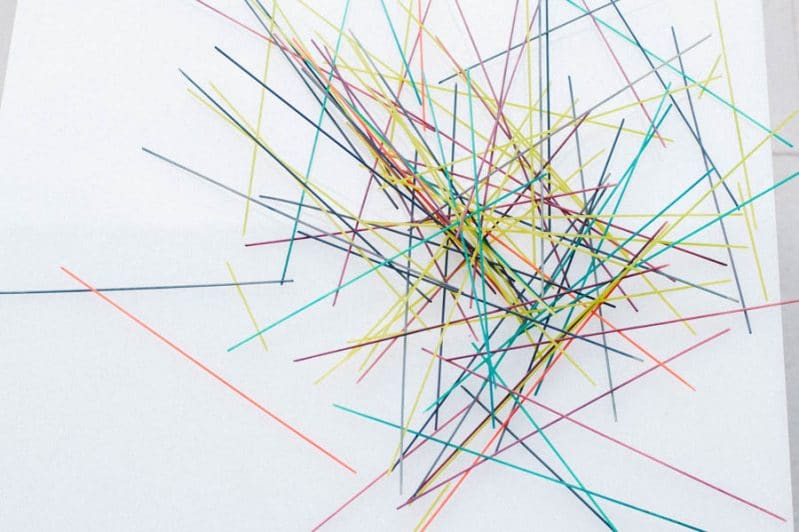 How to Make Simple and Random Spaghetti Art With Kids