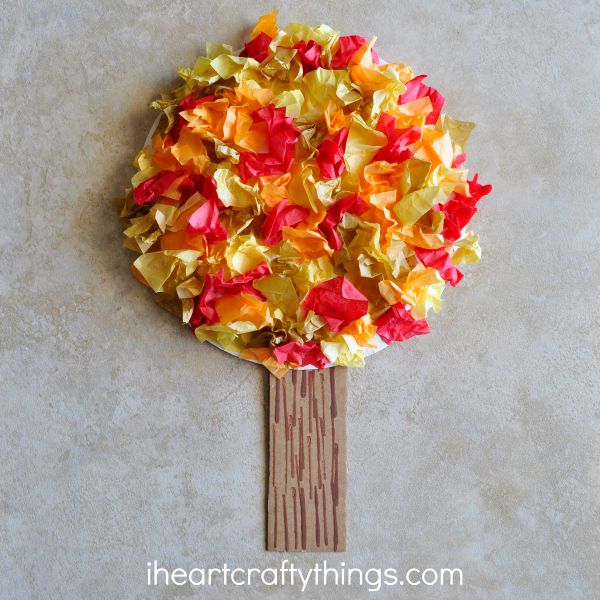 45 Fall Tree Crafts that are Gorgeous for Kids to Make