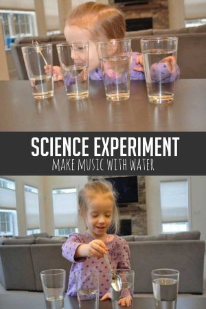 Kids' Science Experiment to Make Music with Water