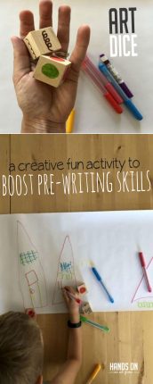 Boost Pre-Writing Skills with an Art Dice Creative Activity | HOAWG