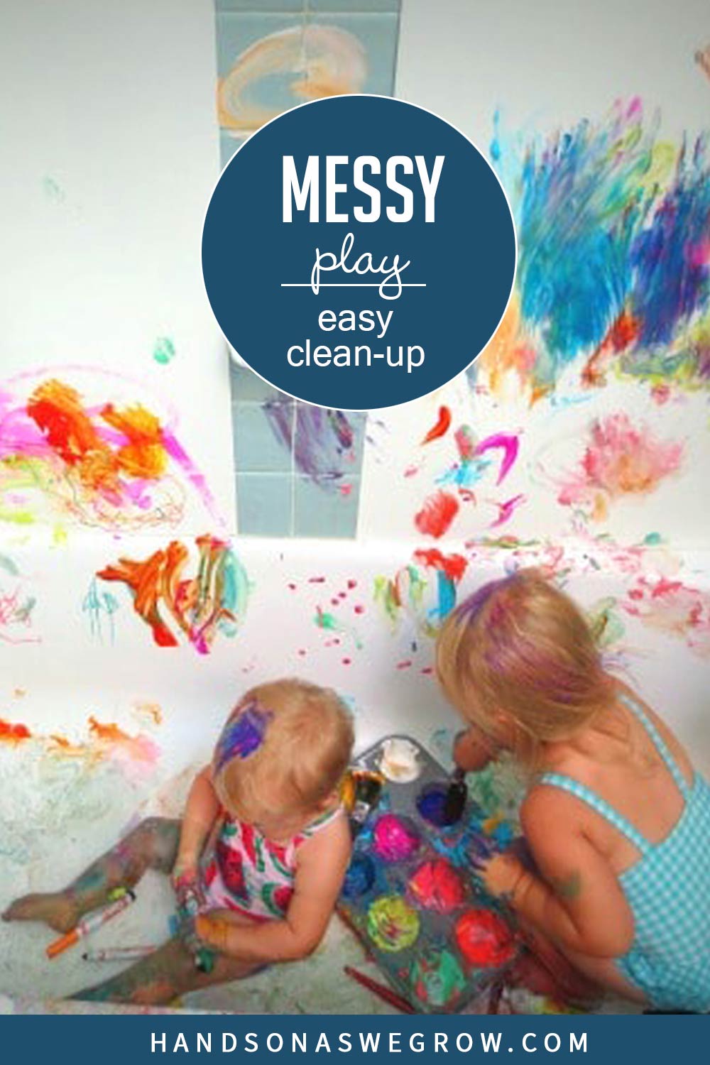 10 Messy Play Ideas and Tips to Keep it Clean | Hands On As We Grow®