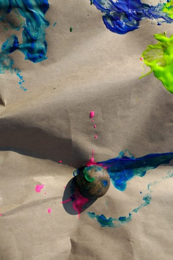 Messy Fun Potato Drop Painting for Kids | Hands On As We Grow®