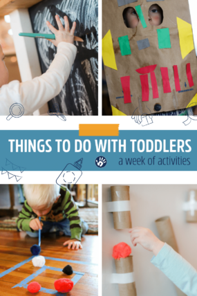 Activities To Keep Your Toddler Busy All Week! - Hands On As We Grow®