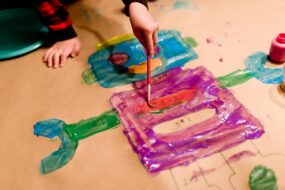 Super-Sized Math + Painting Activity for Kids - Hands On As We Grow®