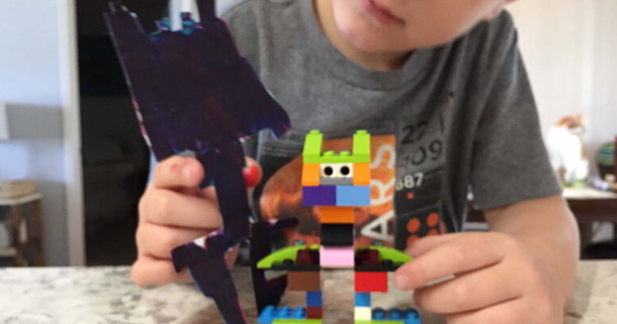 Easy 2D LEGO Artwork Idea for Kids! | Hands On As We Grow®