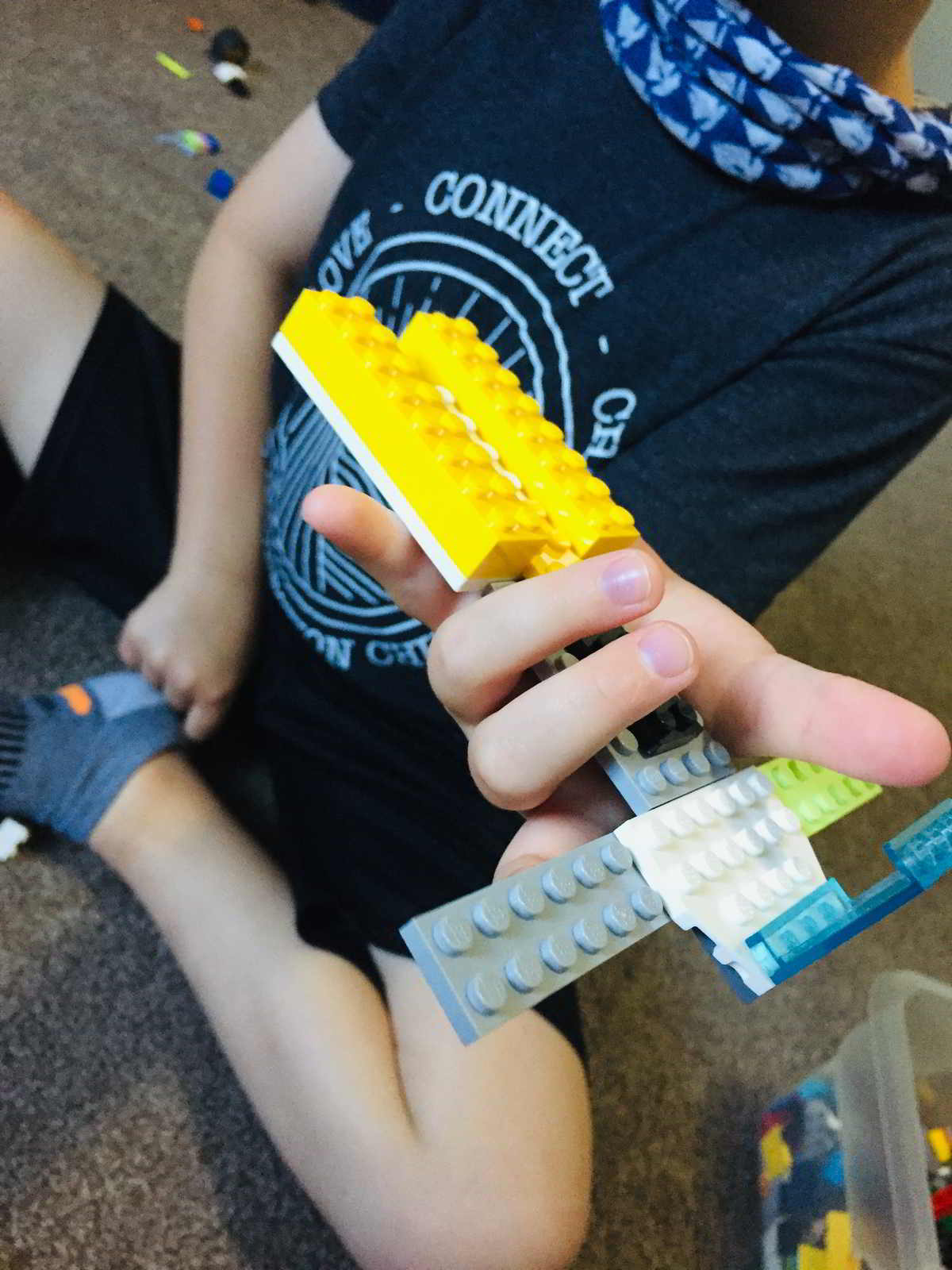 The LEGO Blindfold Building Activity for Kids - Hands On As We Grow®