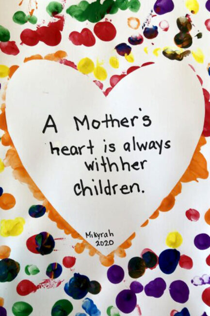 Stuffed Heart Valentines Made with Your Child's Artwork