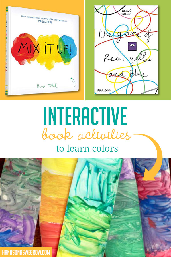 Activities to Learn Colors with Interactive Books - Hands On As We Grow®