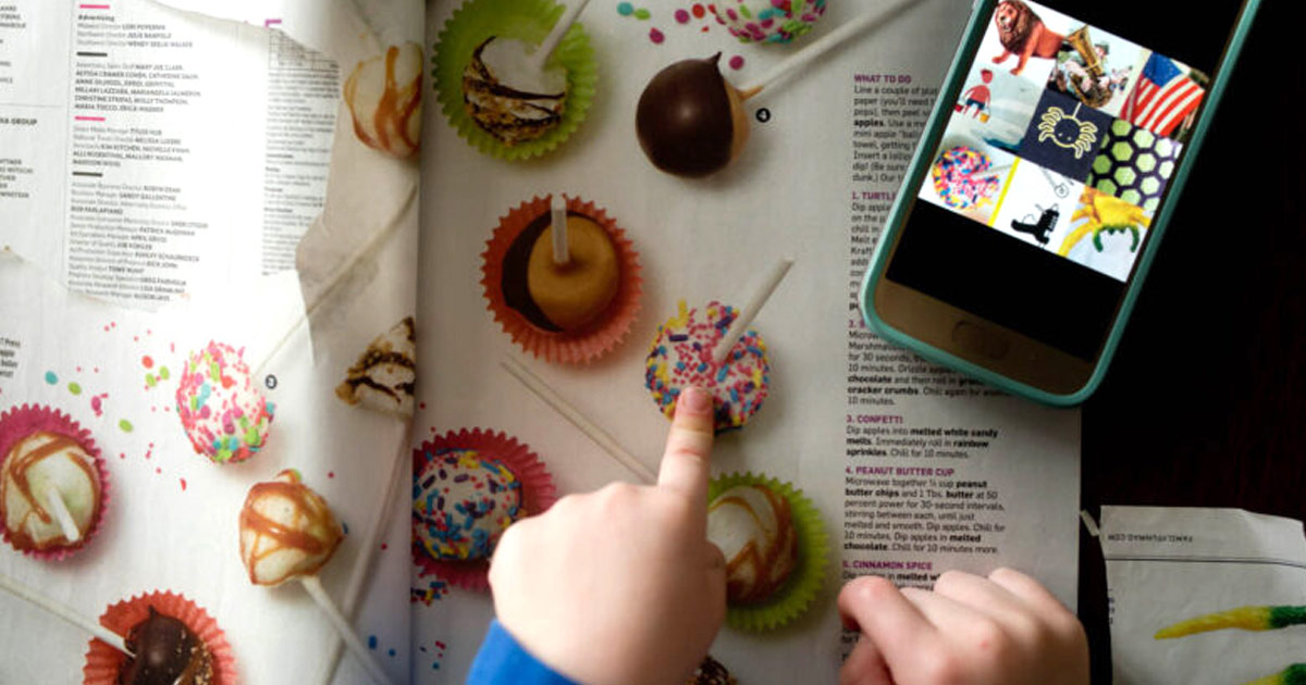 Magazine Scavenger Hunt with Paper Tearing | Hands On As We Grow®