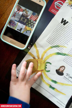 Magazine Scavenger Hunt with Paper Tearing | Hands On As We Grow®