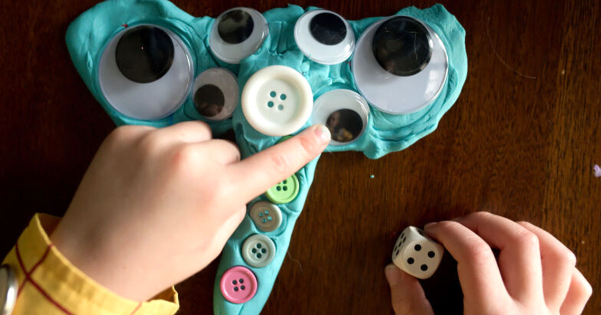 Play Dough Monsters to Create & Count | Hands On As We Grow®