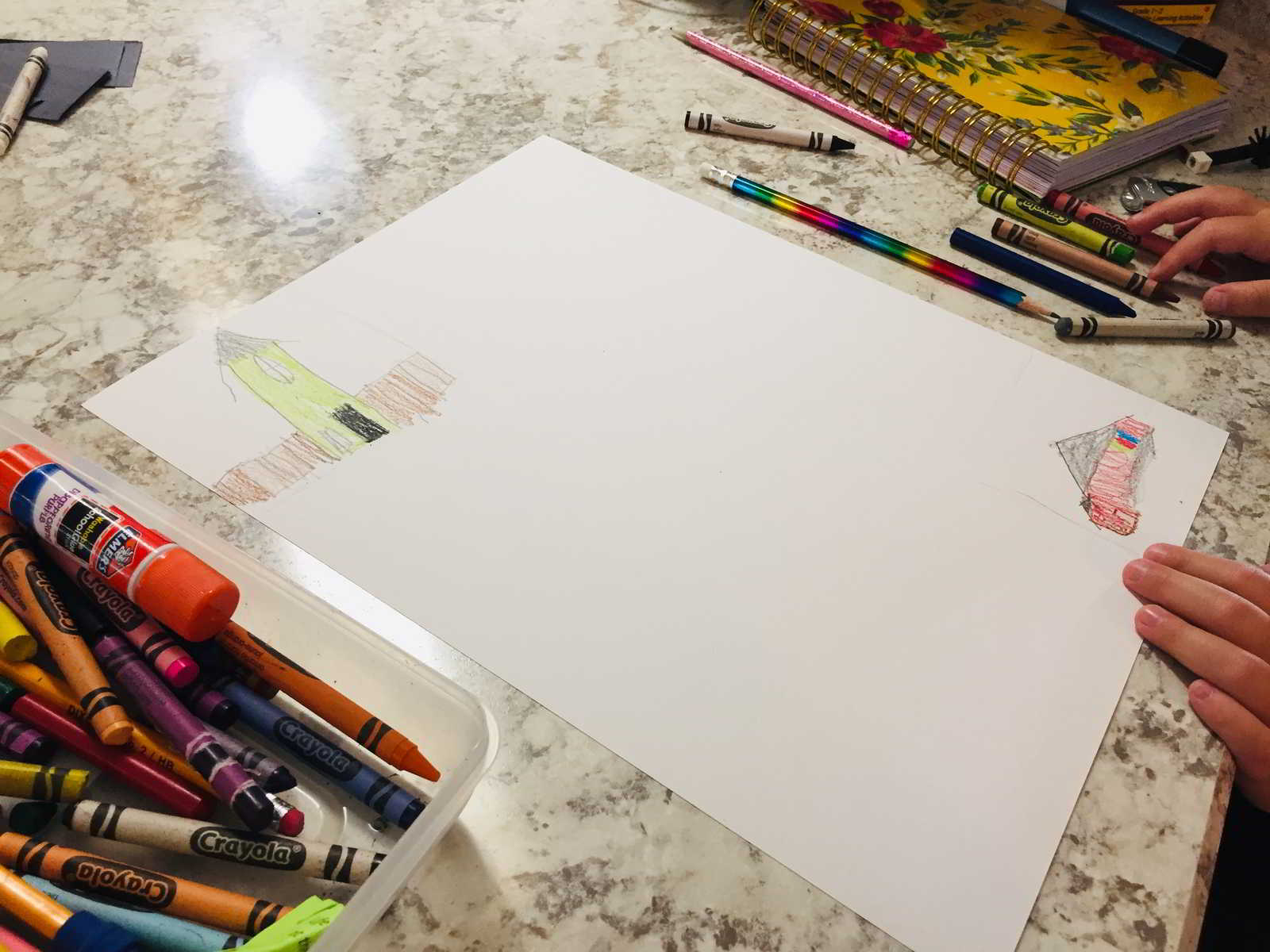 Back to School Countdown Simple Art Project - Hands On As We Grow®