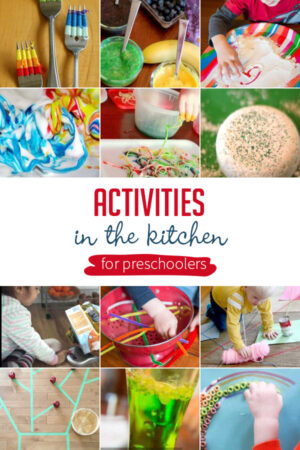 Activities in the Kitchen for preschoolers - Hands On As We Grow®