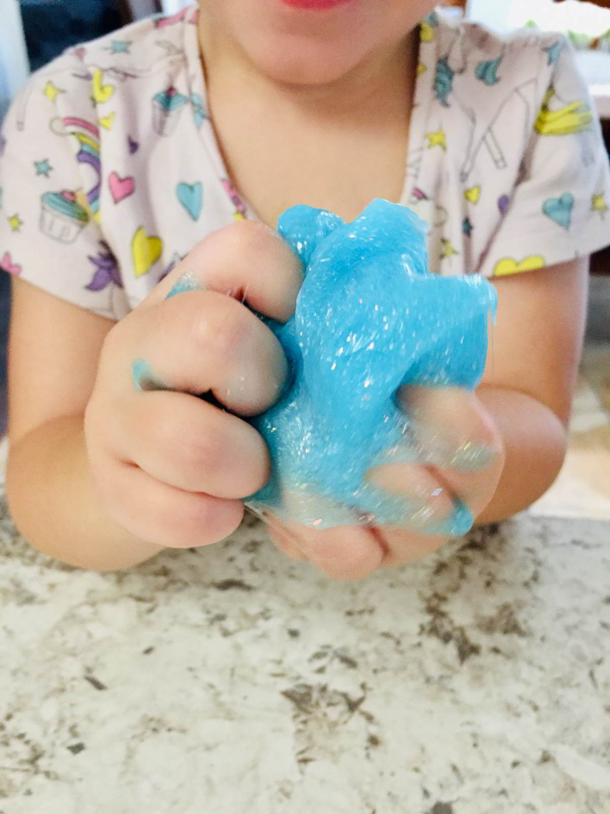 How to Make Easy Monster Slime for Halloween - Hands On As We Grow®