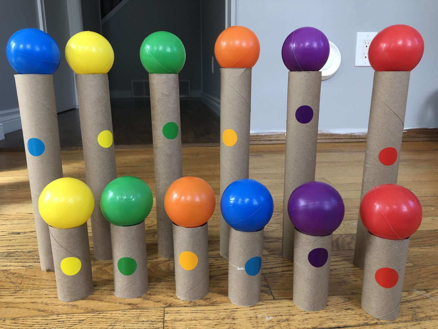 Super Simple Color Ball Matching Game for Kids | HOAWG