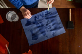 Crazy Easy Paint with Water Construction Paper Art for Kids - HOAWG