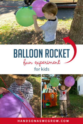 Balloon Rocket Race a Super Simple Science Experiment | HOAWG