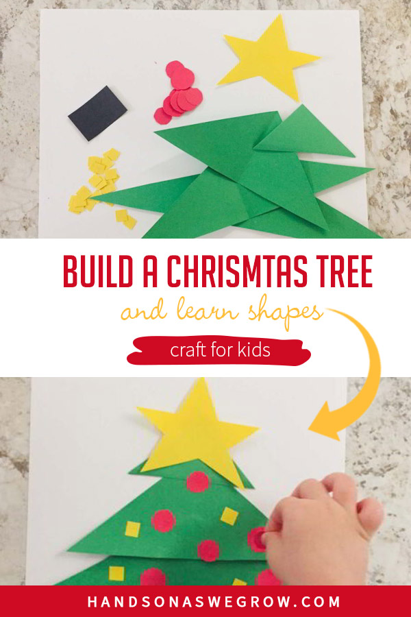 Christmas Tree Shapes Craft: Simple for Toddlers and Preschoolers