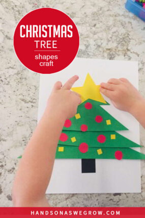 Preschool Christmas Tree Shapes
