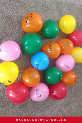 New Year's Eve Exciting Activities for Kids Balloon Pop Countdown