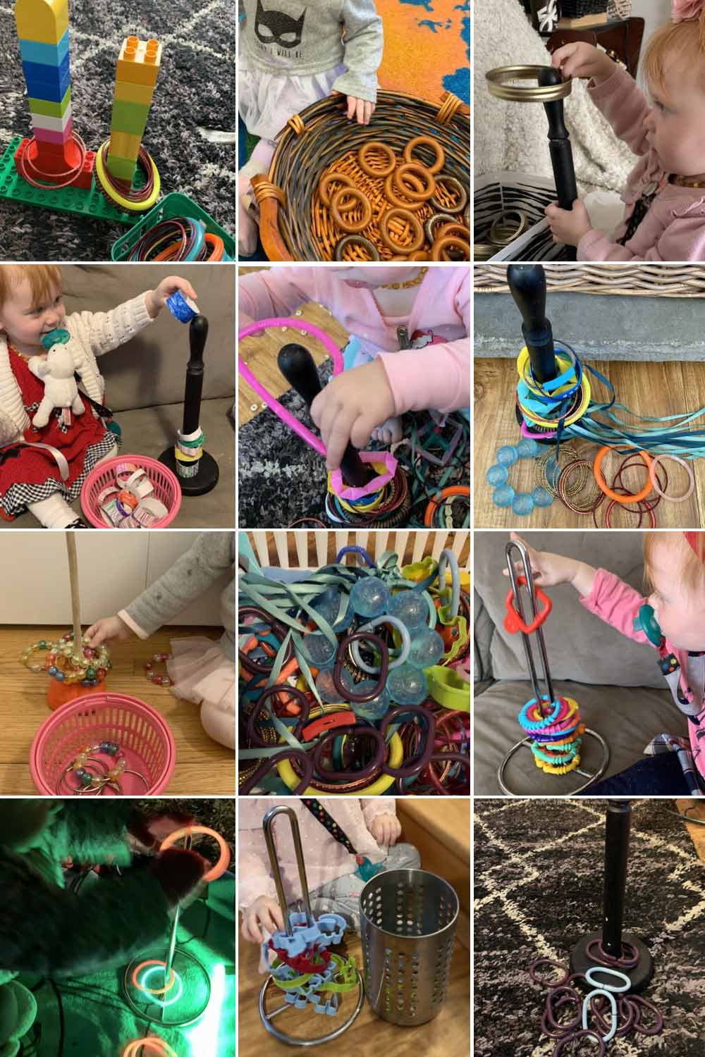 Easy DIY Stacking Toy Activity for Baby and Toddlers - HOAWG