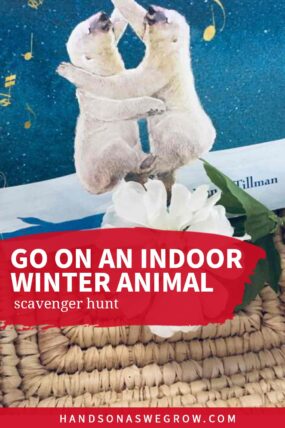 Animals in Winter Activity an Easy Indoor Scavenger Hunt | HOAWG