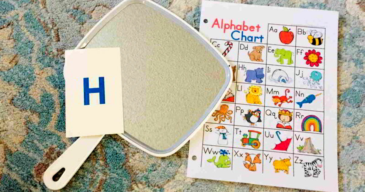 Fun Learning Letter Sounds Activity with a Mirror - HOAWG