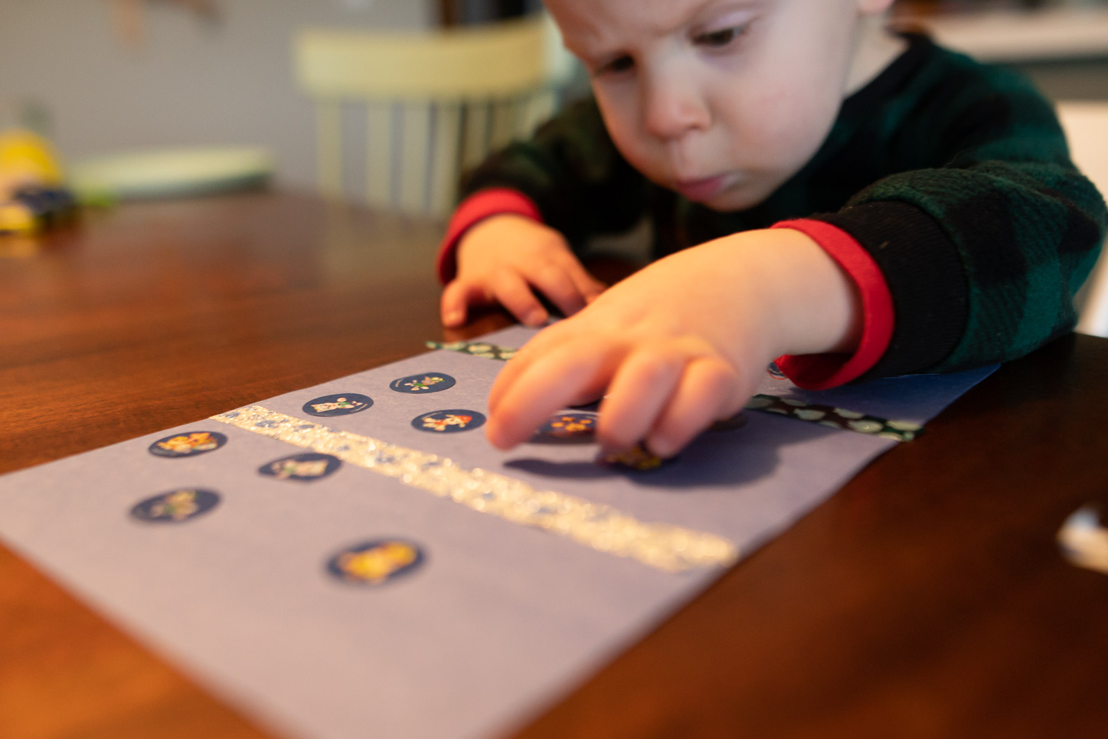 Simple Sticker & Tape Sticking Activity for Toddlers - HOAWG®