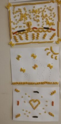 Simple Ideas for Kids To Create Beautiful Pasta Art | HOAWG